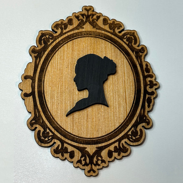 Old Frame Sign Halloween Decor - Ghost, Lady, BOO (Set of 3 ...