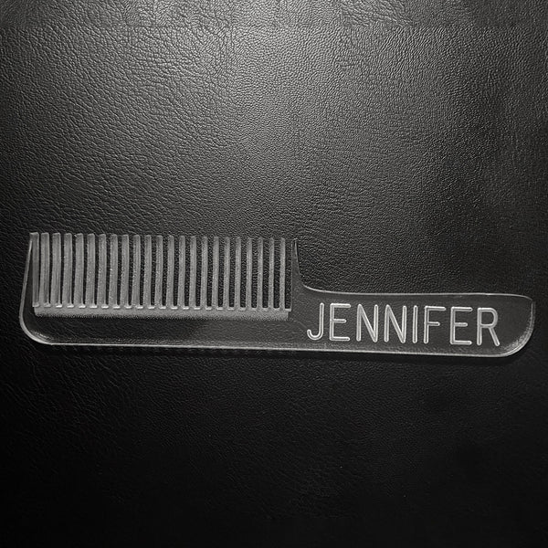 Personalizable Acrylic Comb – Glowforge Shop