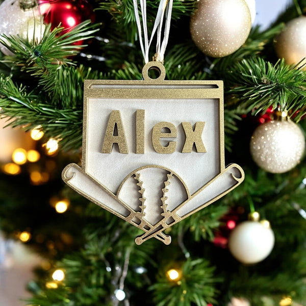 Personalizable Double Layered Baseball Tag – Glowforge Shop