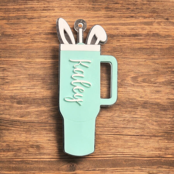 Personalized Tumbler Bunny Basket Tag – Glowforge Shop