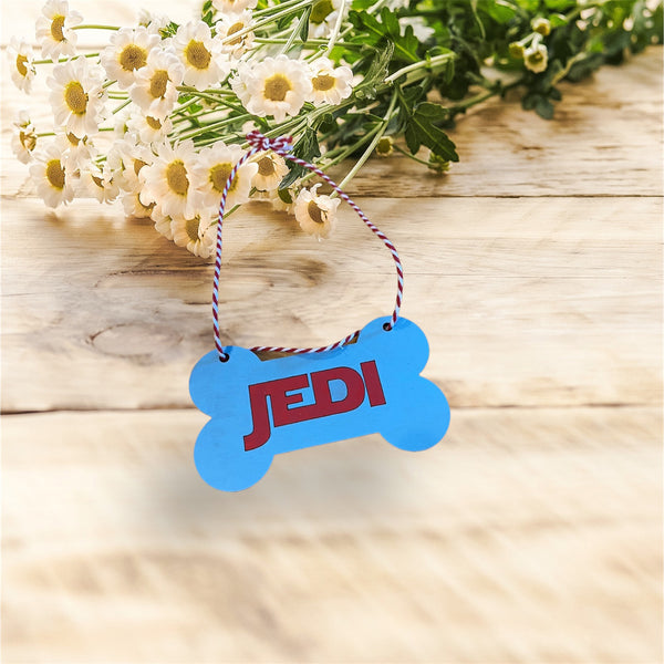Personalized Dog Crate Tag Ornament – Glowforge Shop