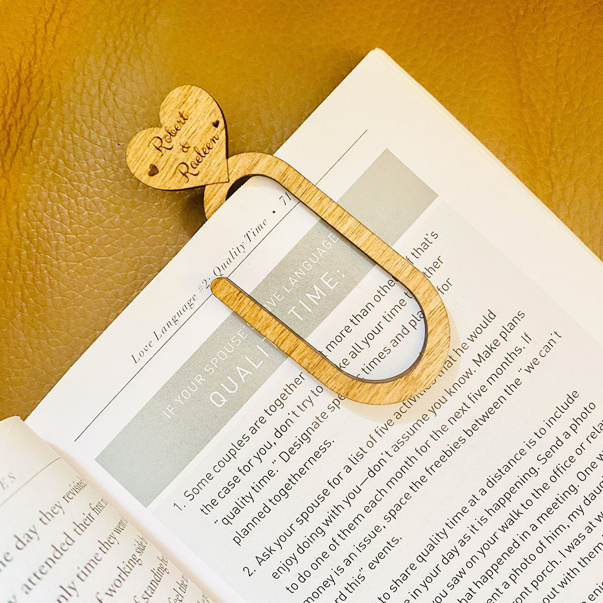 Personalized Paperclip Bookmark – Glowforge Shop