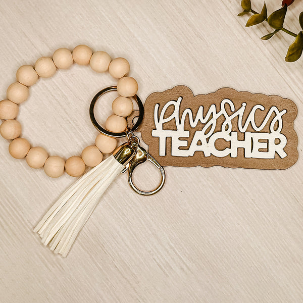 Physics Teacher Layered Keychain – Glowforge Shop