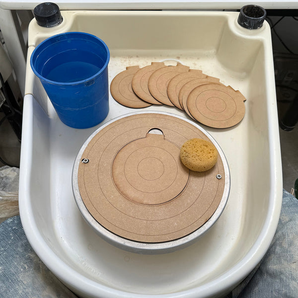 Pottery Wheel Bat Set with Eight 5.5” Inserts – Glowforge Shop