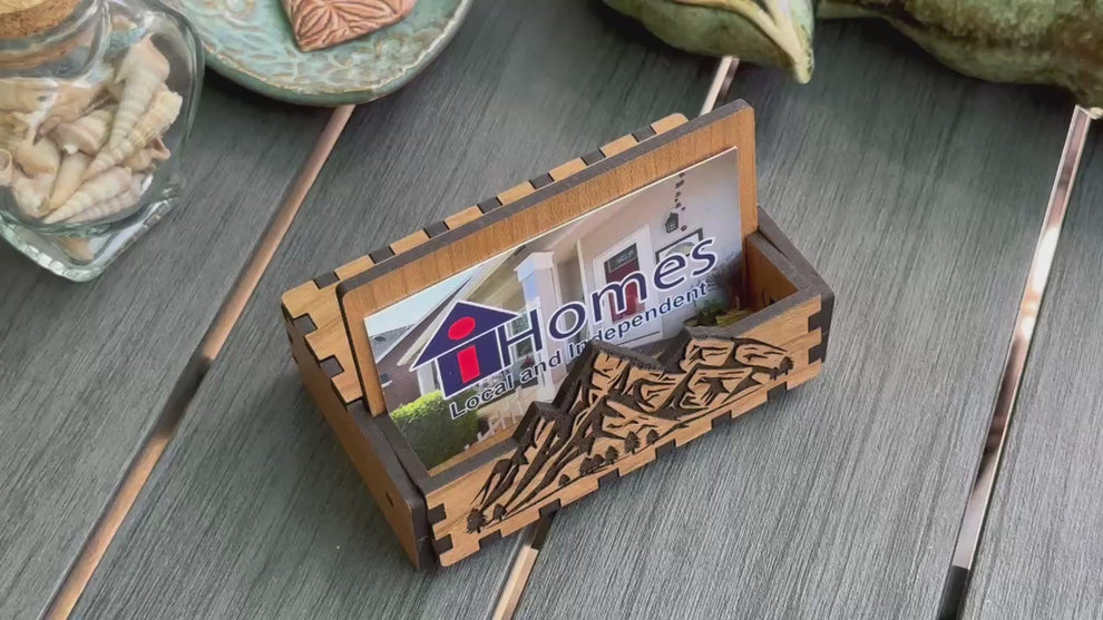 Customizable Rotating Business Card Case - Thicker Material – Glowforge ...