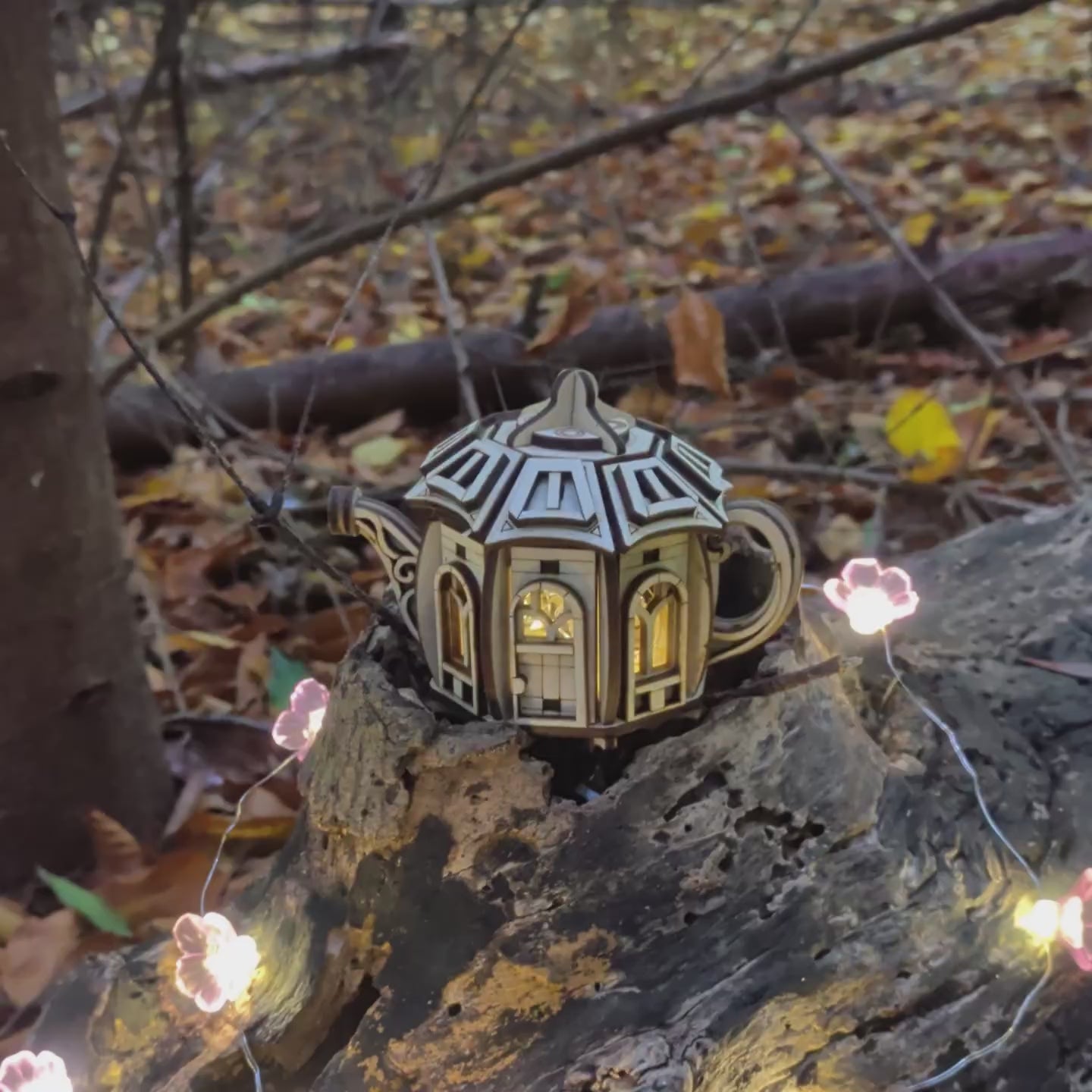 Fairy Kettle House - Fantasy Shadow Box & Storage for Small Treasures ...