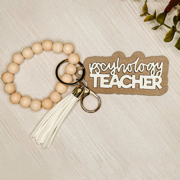 Psychology Teacher Layered Keychain – Glowforge Shop