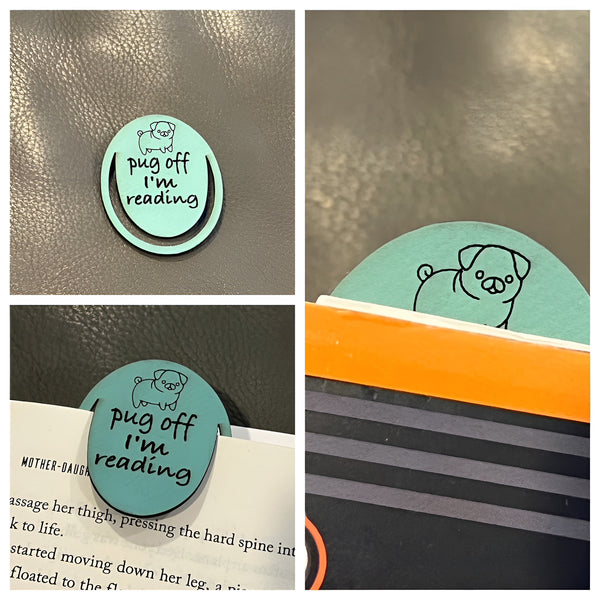 Pug Off Paperclip Bookmark – Glowforge Shop
