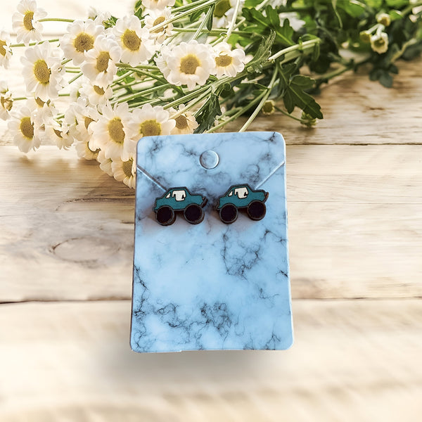 Remote Control Car RC Stud Earrings – Glowforge Shop