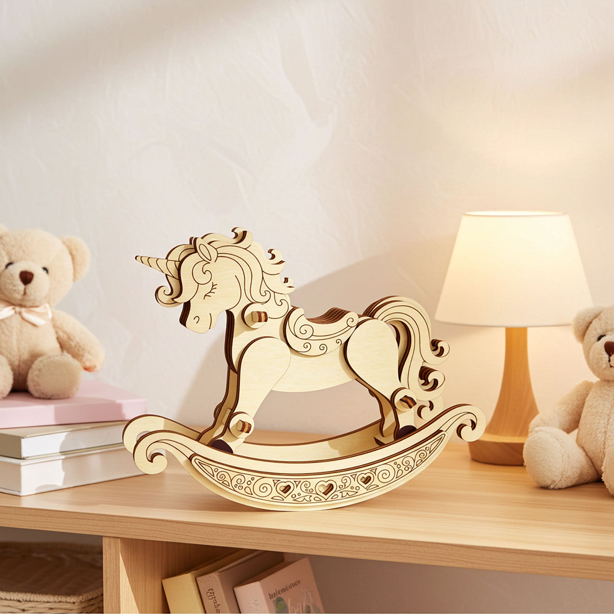 Rocking Unicorn – Whimsical Decorative Piece with Gentle Movement ...