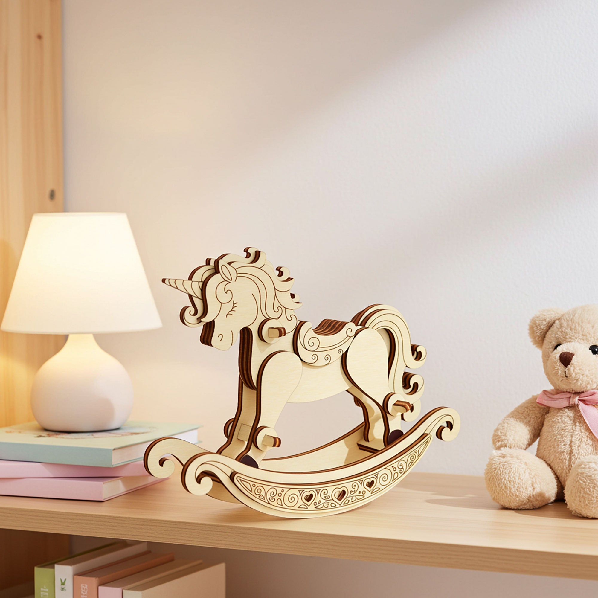Rocking Unicorn – Whimsical Decorative Piece with Gentle Movement ...