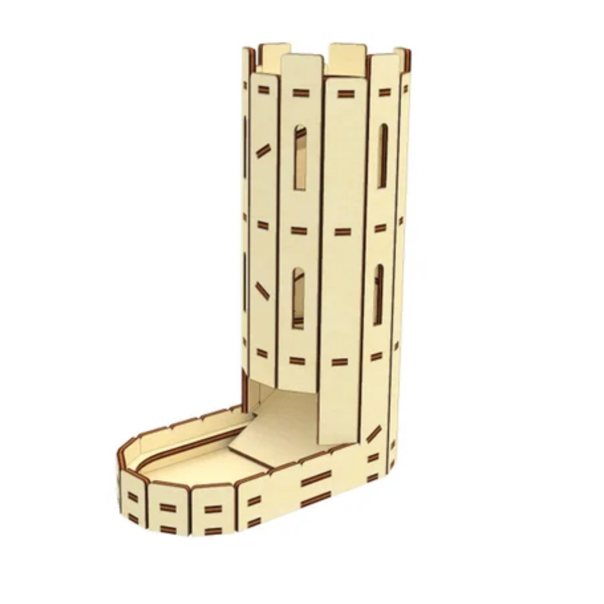 Round Shaped Castle Dice Tower - Board Games Dice Randomizer ...