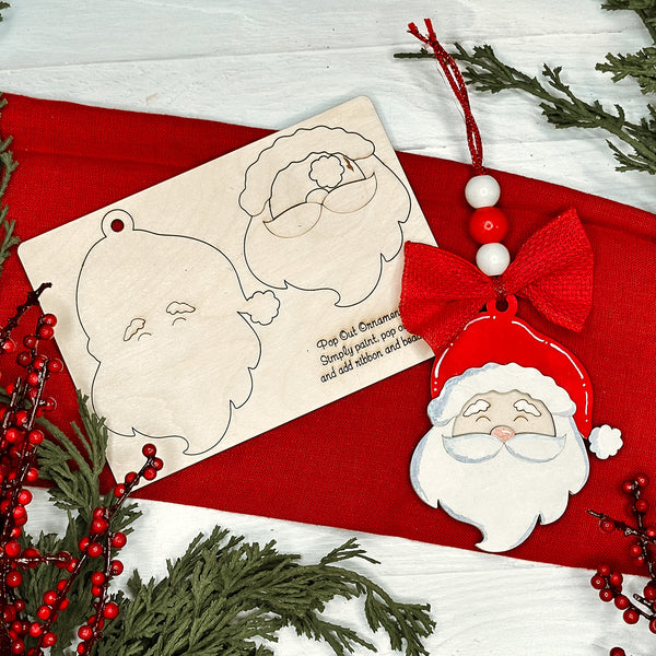 Santa Claus Pop Out Ornament – Glowforge Shop