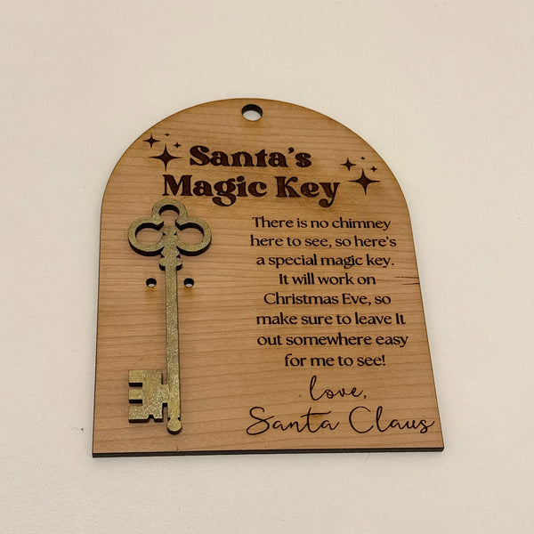 Santa's Magic Key Door Hanger – Glowforge Shop