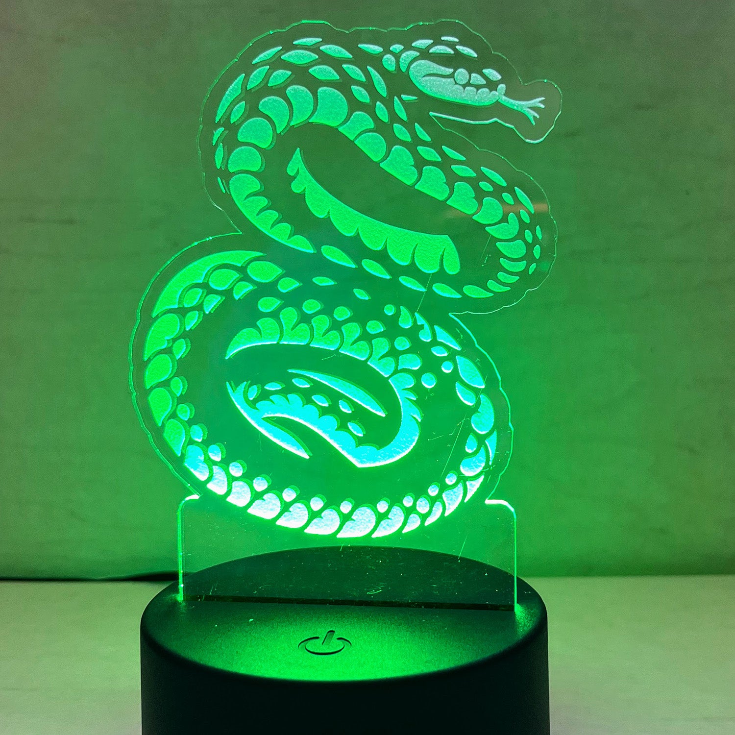 Serpent LED Nightlight Insert - Viper Snake – Glowforge Shop