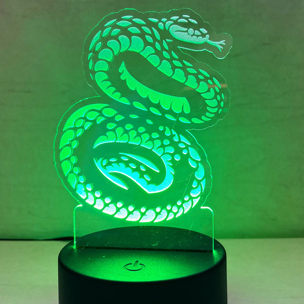 Serpent LED Nightlight Insert - Viper Snake – Glowforge Shop