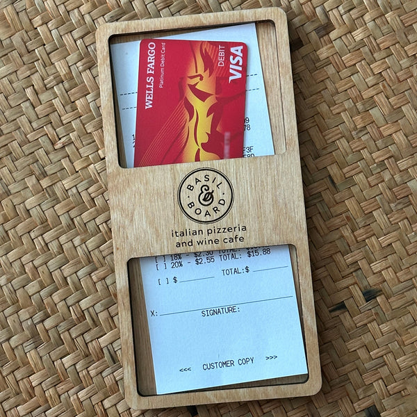 Simple Restaurant Bill Presenter Version #1 – Glowforge Shop