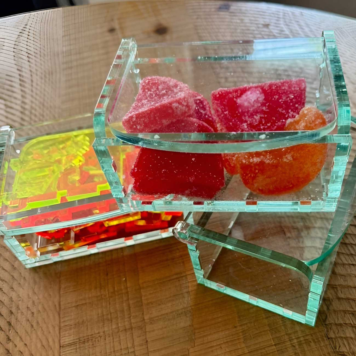 Small, Snap Fit Acrylic Box with Lid – Glowforge Shop