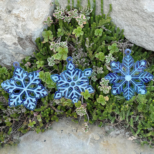 Snowflake Garland or Wreath Swag (Set of 3) – Glowforge Shop