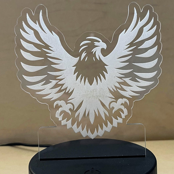Soaring on Eagle Wings LED Nightlight Insert – Glowforge Shop