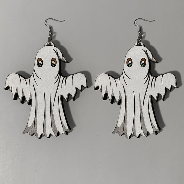 Spooky Ghost Costume Earrings – Glowforge Shop