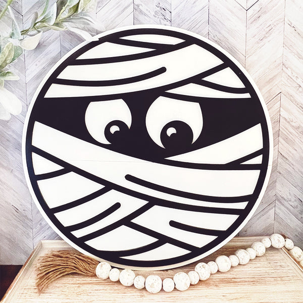 Spooky Mummy Halloween Sign – Glowforge Shop