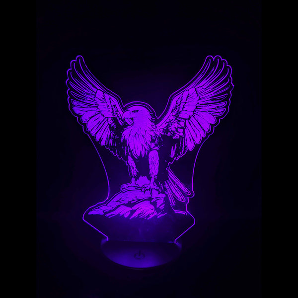 Stunning Eagle LED Nightlight Insert – Glowforge Shop