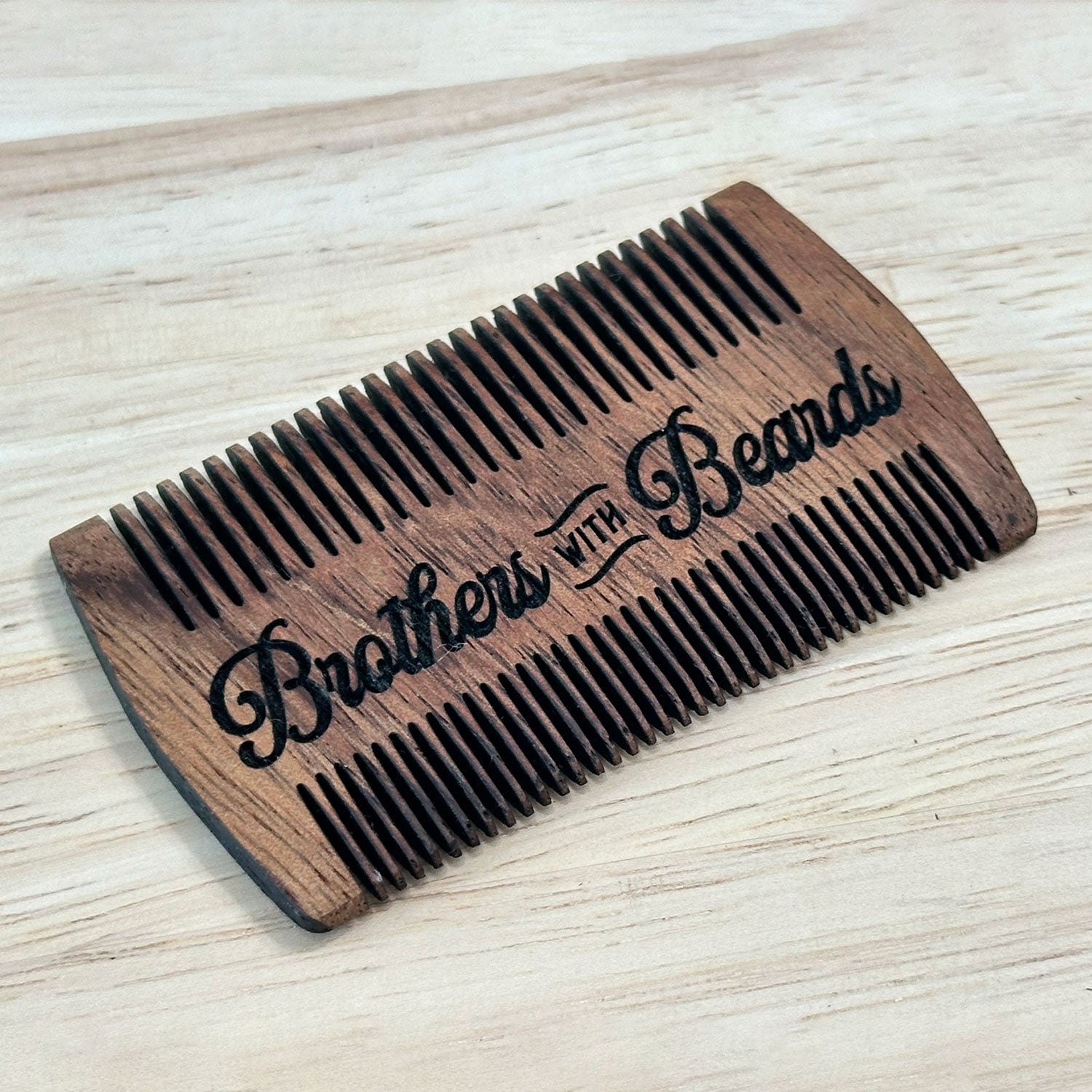 Stylish Beard & Mustache Combs (Set of 7) – Glowforge Shop