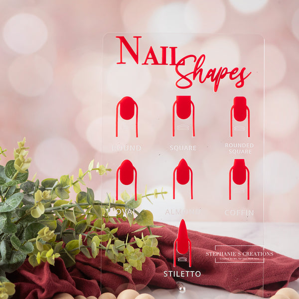Stylish Nail Shapes Sign – Glowforge Shop