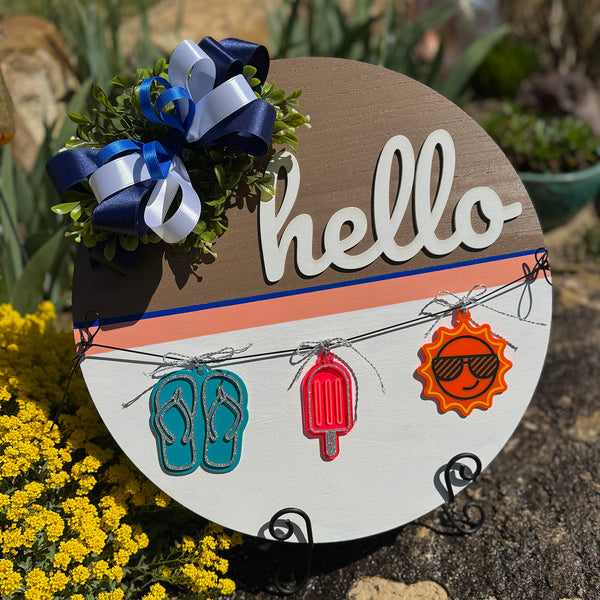 Summer Garland or Wreath Swag – Glowforge Shop