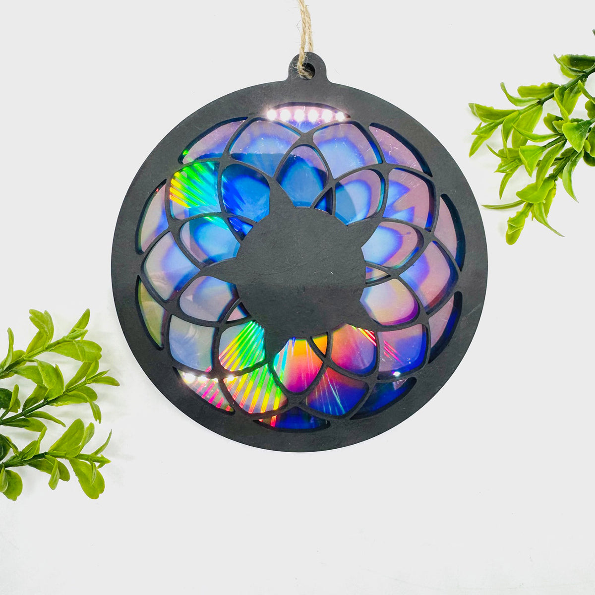 Sunburst CD / DVD Suncatcher Style D – Glowforge Shop