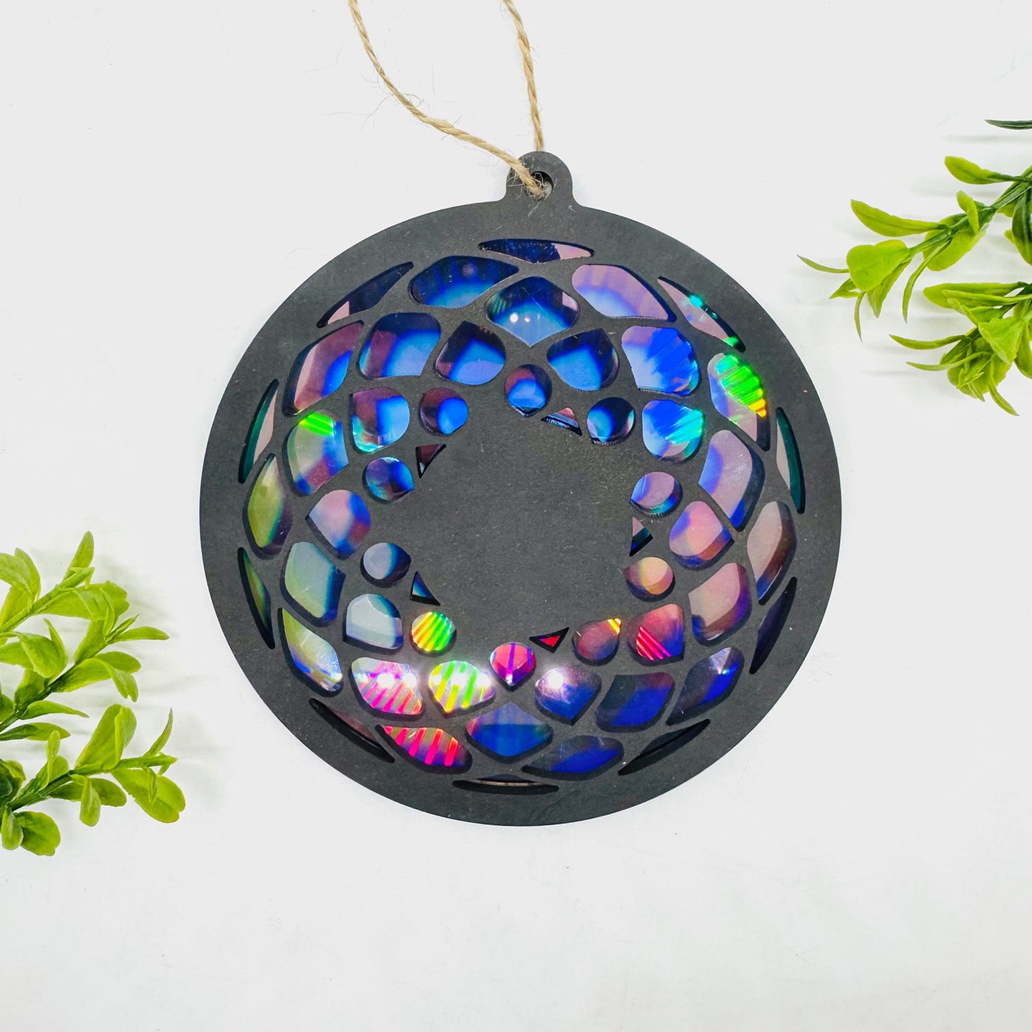 Sunburst CD / DVD Suncatcher Style F – Glowforge Shop