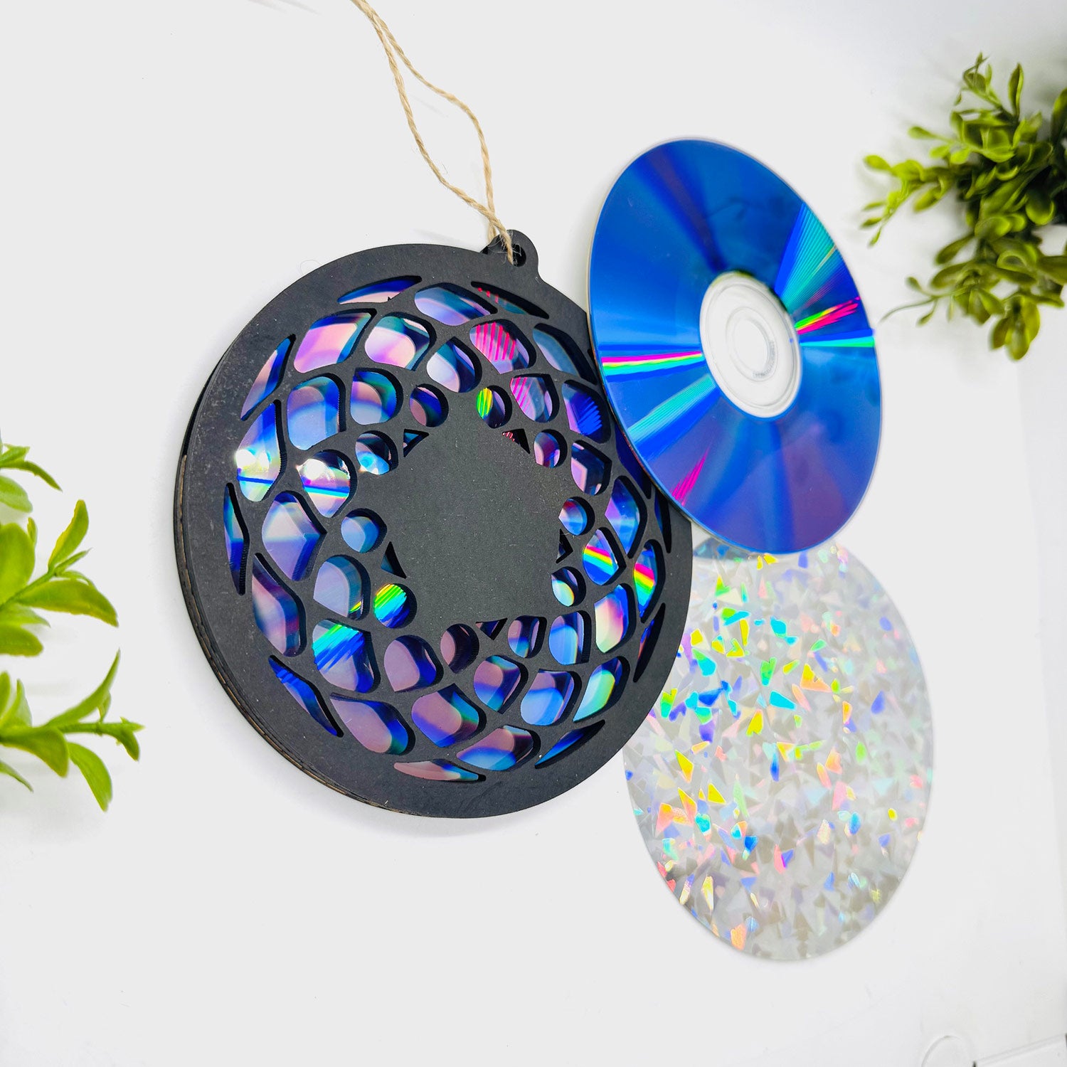 Sunburst CD / DVD Suncatcher Style F – Glowforge Shop