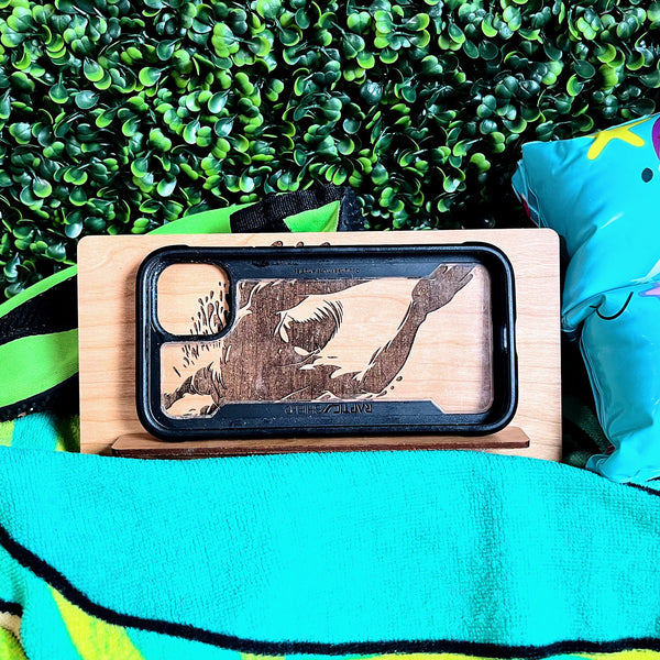 Swimmer Horizontal Phone Stand – Glowforge Shop