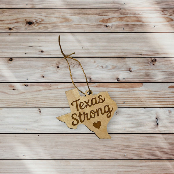 Texas Strong Ornament – Glowforge Shop