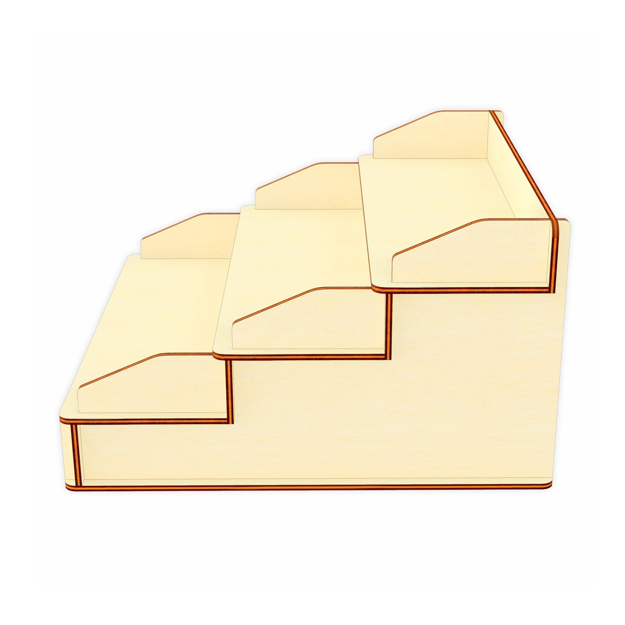 Seamless Three Tiered Display Stand – Glowforge Shop