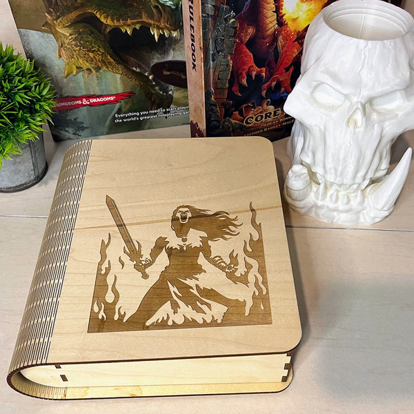 TTRPG Character Book: Barbarian #2 – Glowforge Shop