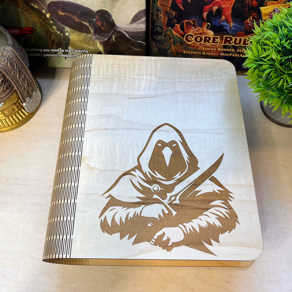 TTRPG Character Book: Humanoid Raven – Glowforge Shop