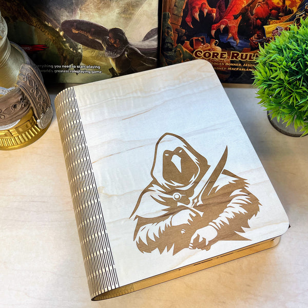 TTRPG Character Book: Humanoid Raven – Glowforge Shop