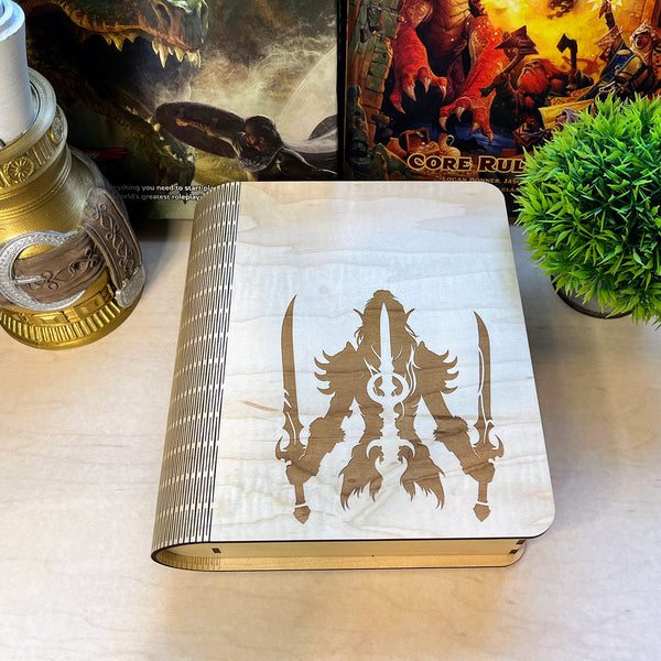 TTRPG Character Book Orc Blood Warrior – Glowforge Shop