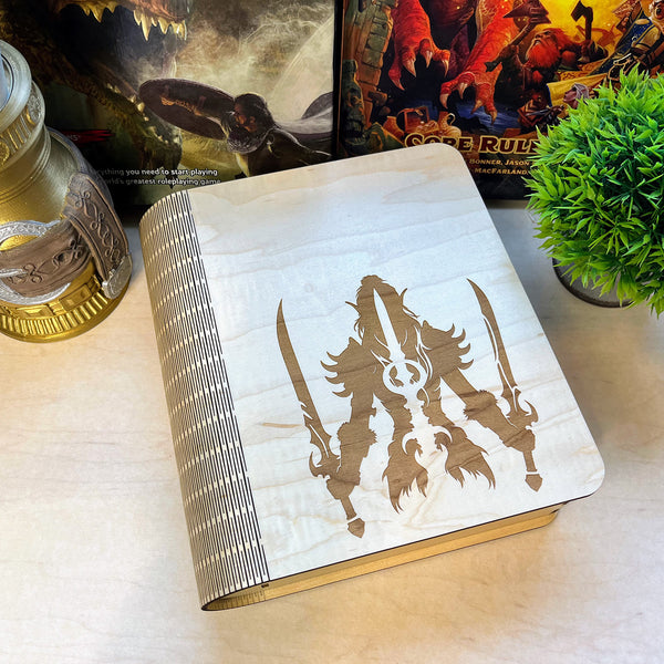 TTRPG Character Book Orc Blood Warrior – Glowforge Shop