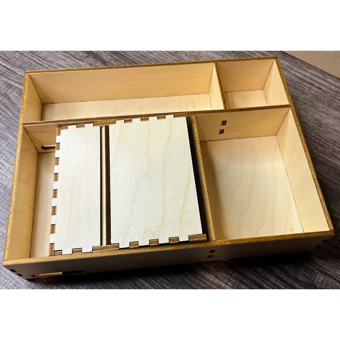 TTRPG Character Book: Tray with Dice Tower – Glowforge Shop