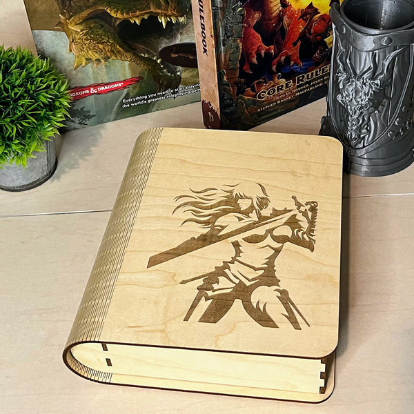 TTRPG Character Book: Warrior #1 – Glowforge Shop