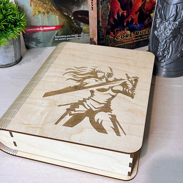 TTRPG Character Book: Warrior #1 – Glowforge Shop