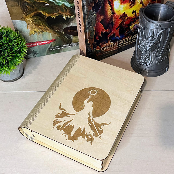 TTRPG Character Book: Warrior Mage – Glowforge Shop