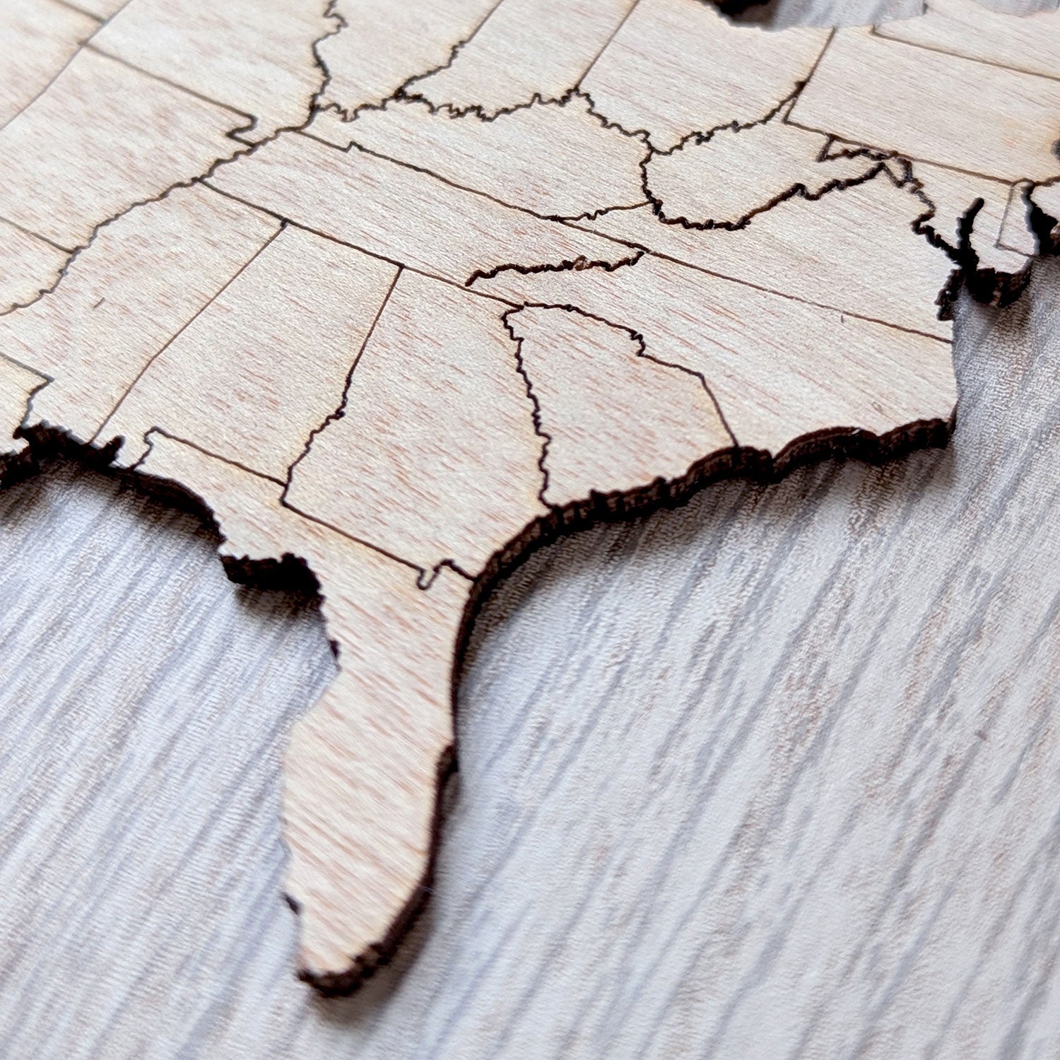 USA Map - Detailed Decorative Cutout for Wall Art, Crafts, or Educatio ...