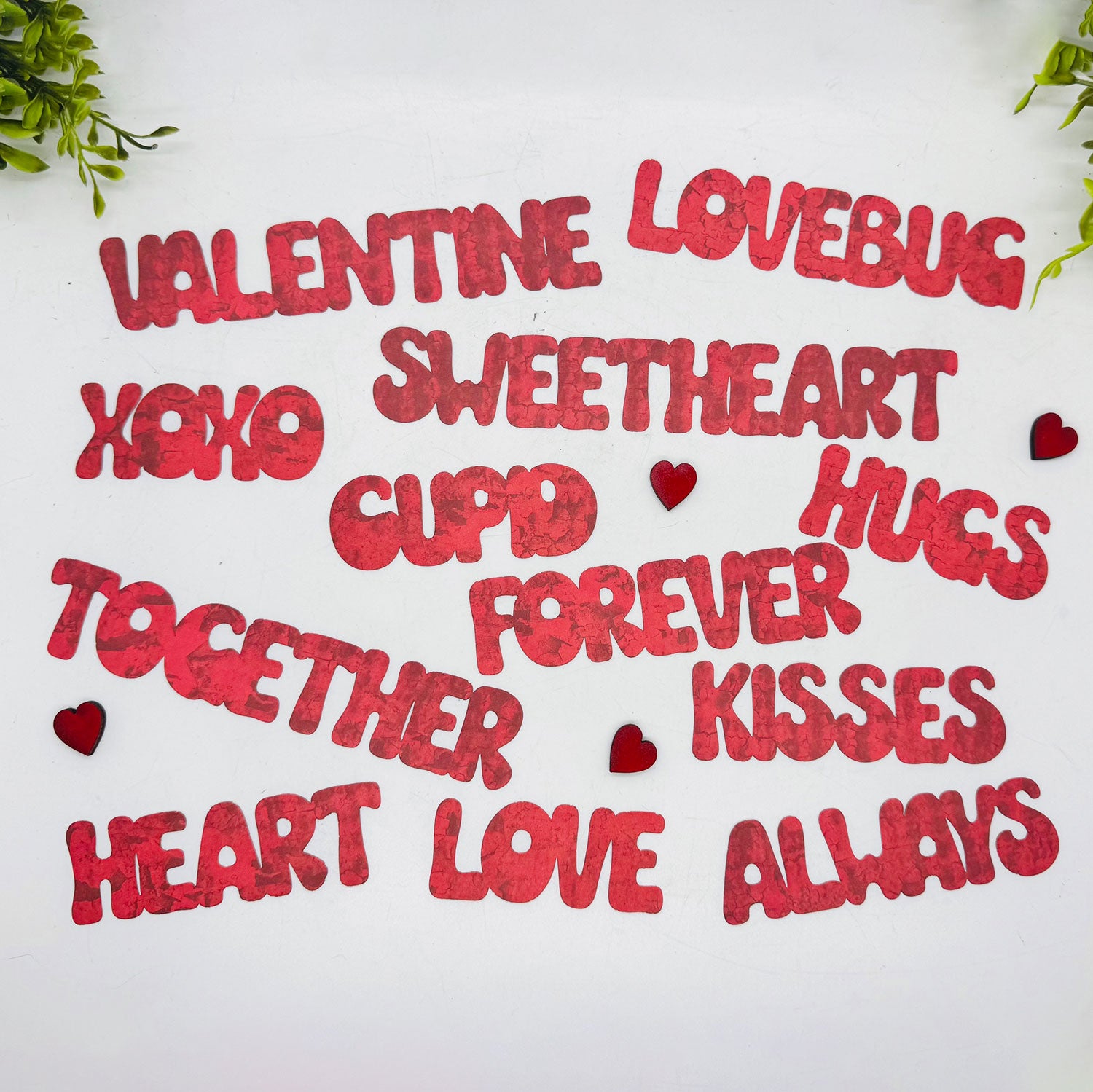 Valentine Love Words Font #1 (Set of 12) – Glowforge Shop