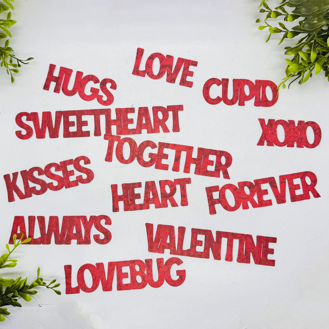 Valentine Love Words Font #3 (Set of 12) – Glowforge Shop