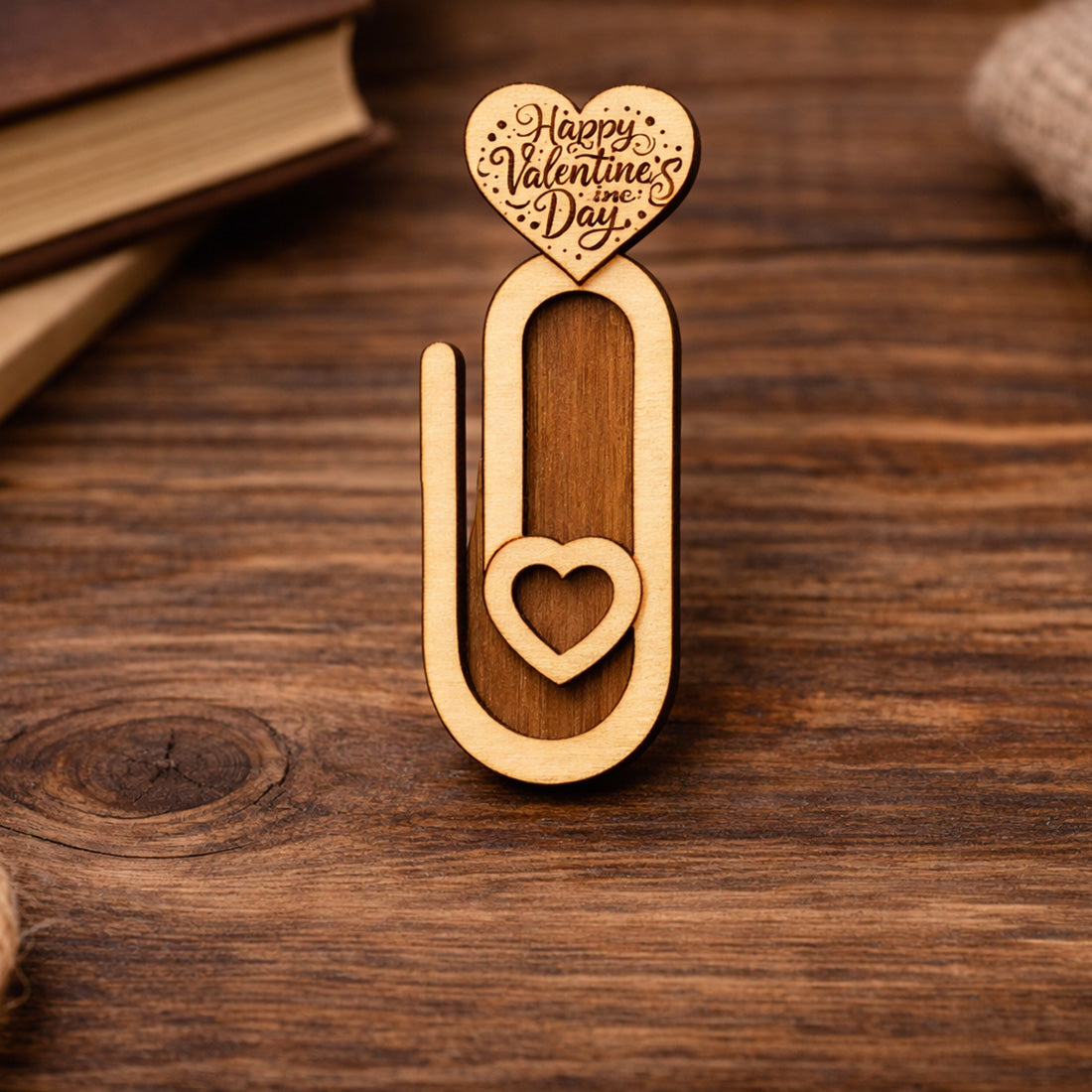 Valentine's Paperclip Bookmark – Glowforge Shop