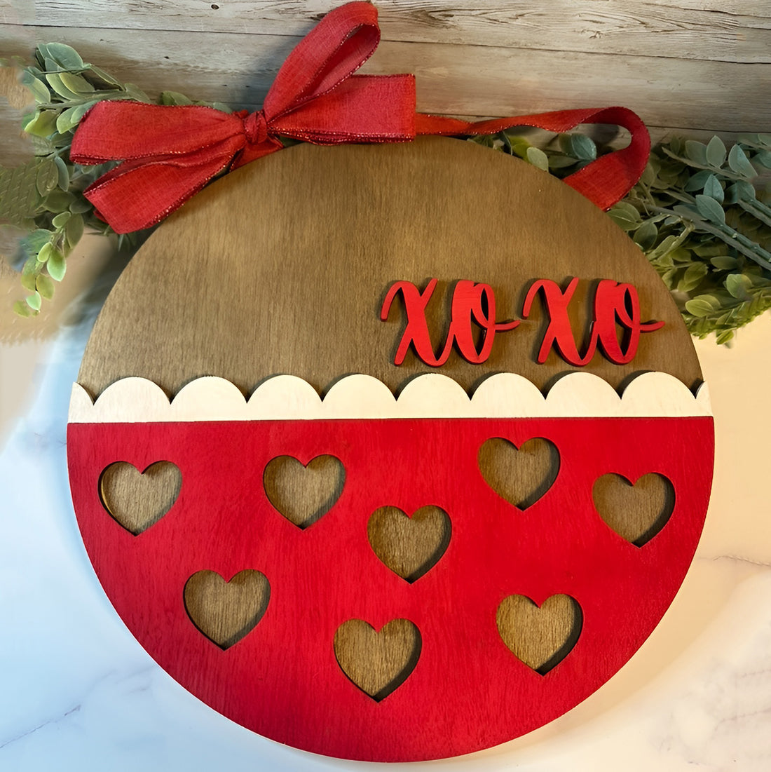 Valentine's XOXO Door Sign - Romantic Door Decor – Glowforge Shop